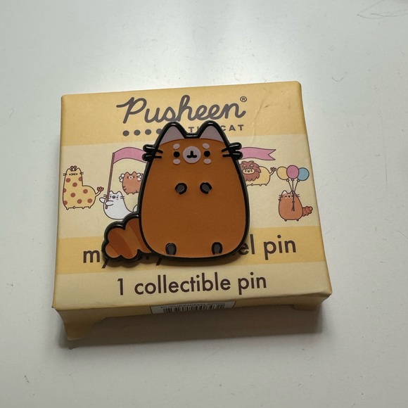 Pusheen | Accessories | Pusheen The Cat Pusheenamals Red Panda Pin ...